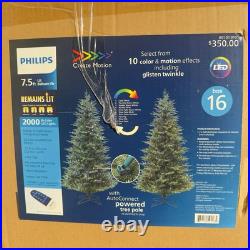 7.5 Ft FULL Viral Phillips Starry Twinkle Balsam Fir Christmas Tree Tik ...