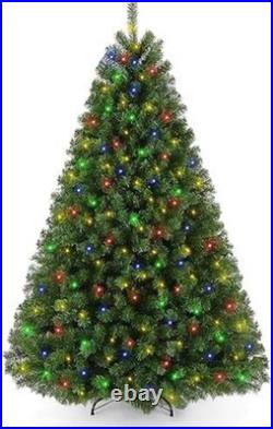 Home Decorators 7.5 ft Pre-Lit Grand Duchess Fir Christmas Tree ...