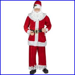 Northlight Huge 6 Foot Life-Size Plush Christmas Santa Claus Figure ...
