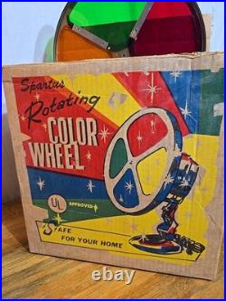 Vintage Spartus Rotating Color Wheel Christmas tree color wheel ...